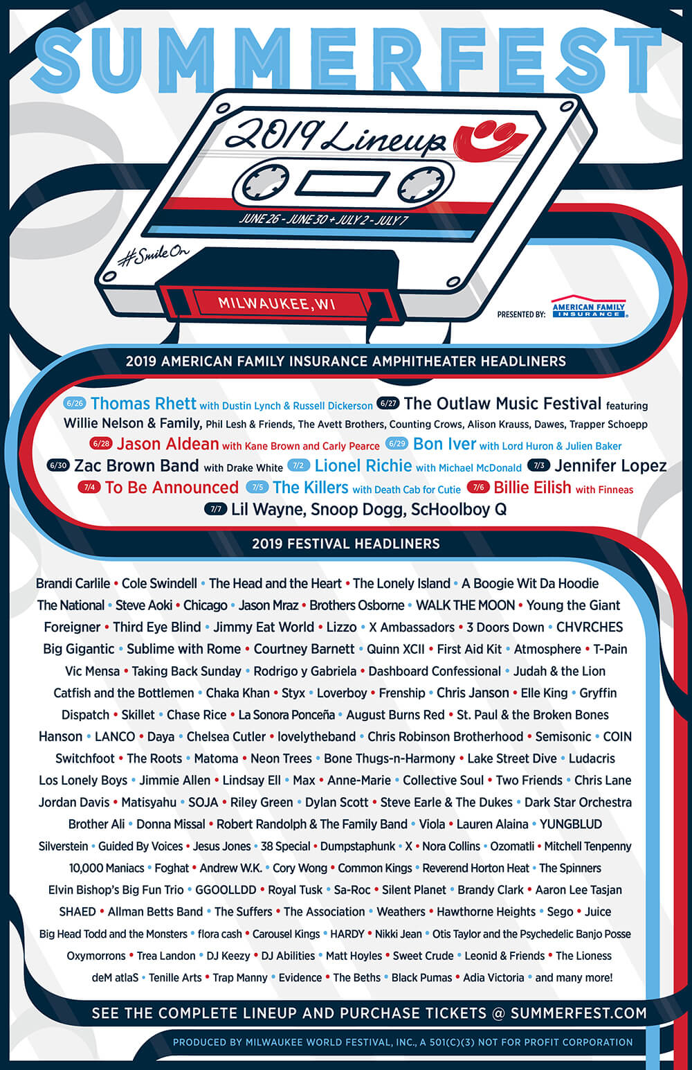 2019 Summerfest Lineup Announced | Breaking And Entering